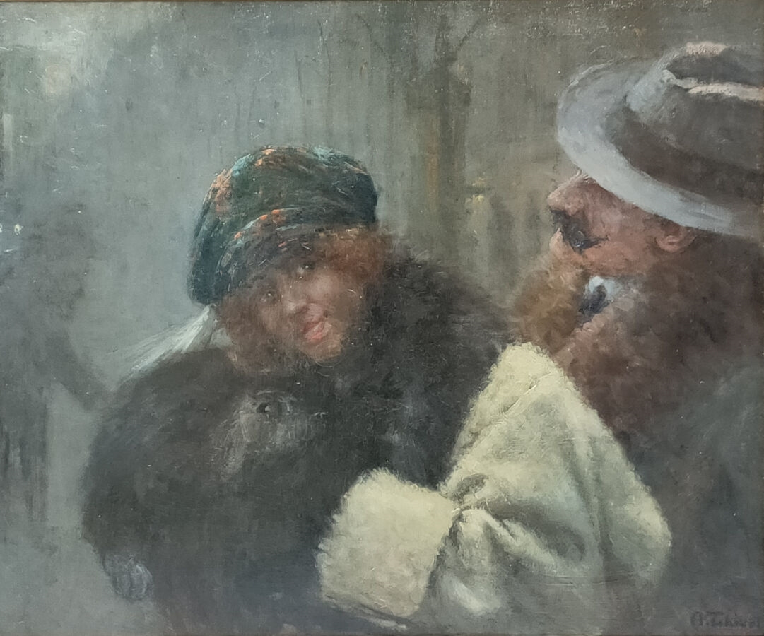 Antoine Auguste Thivet | L'oncle et sa nièce | MutualArt