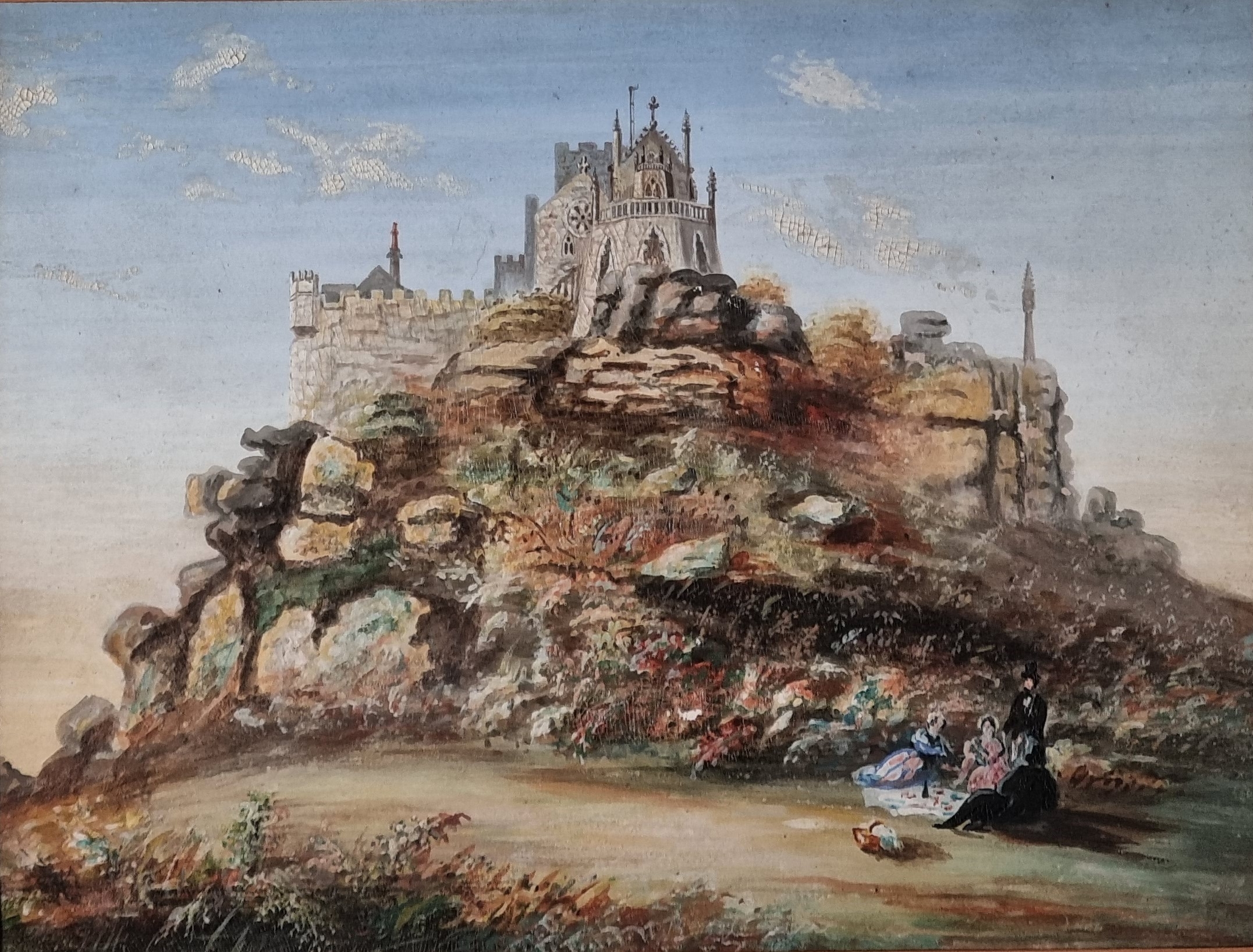 John Thomas Blight | St Michael's Mount;Entrance to castle | MutualArt