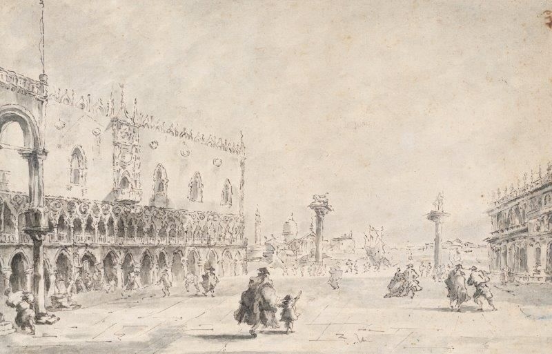 Guardi | View of the Piazetta in Venice | MutualArt