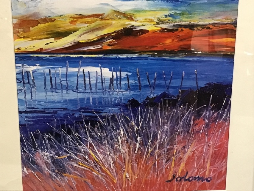 John Lowrie Morrison | Scottish coastal scene with crofts | MutualArt