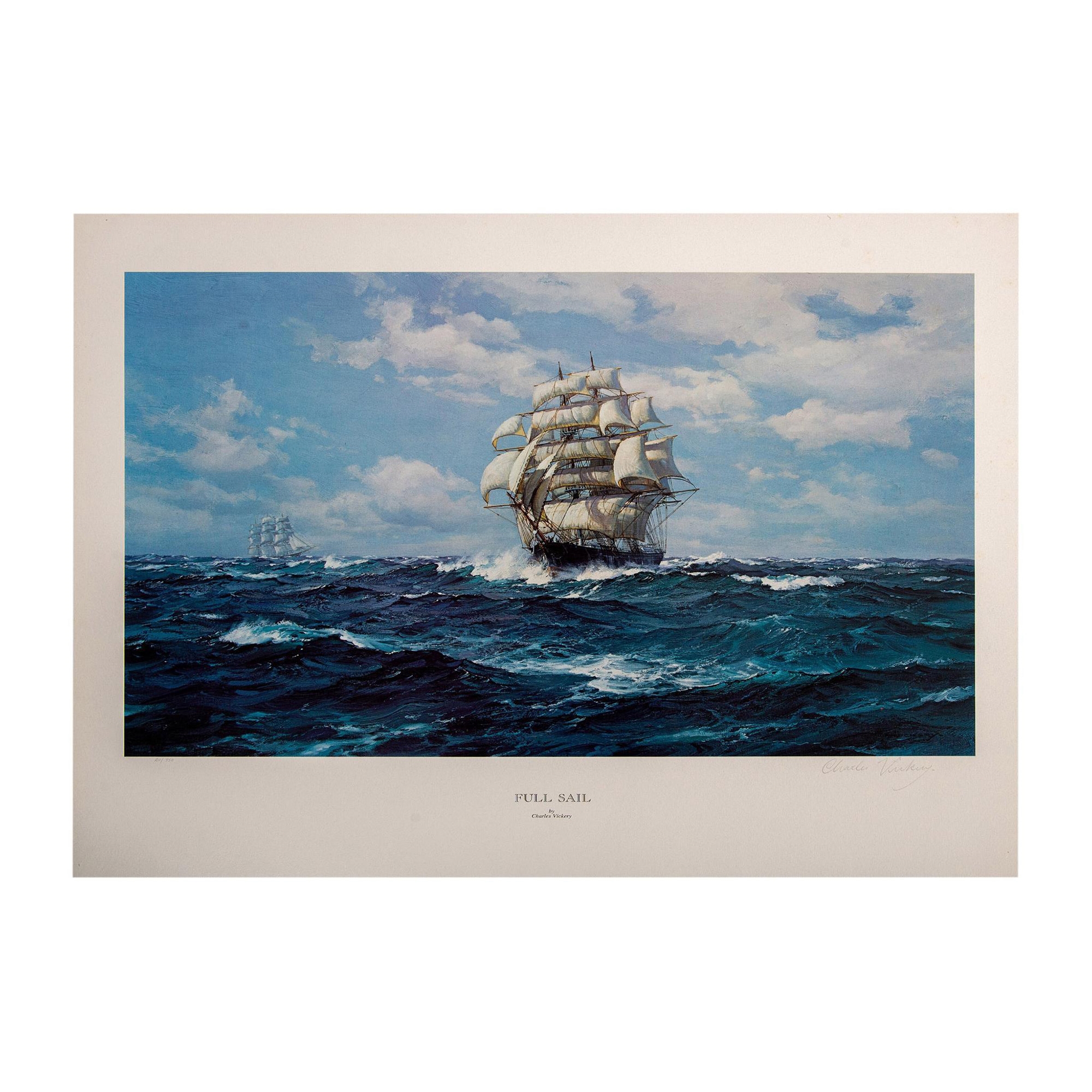 Charles Vickery | FULL SAIL, (1980) | MutualArt