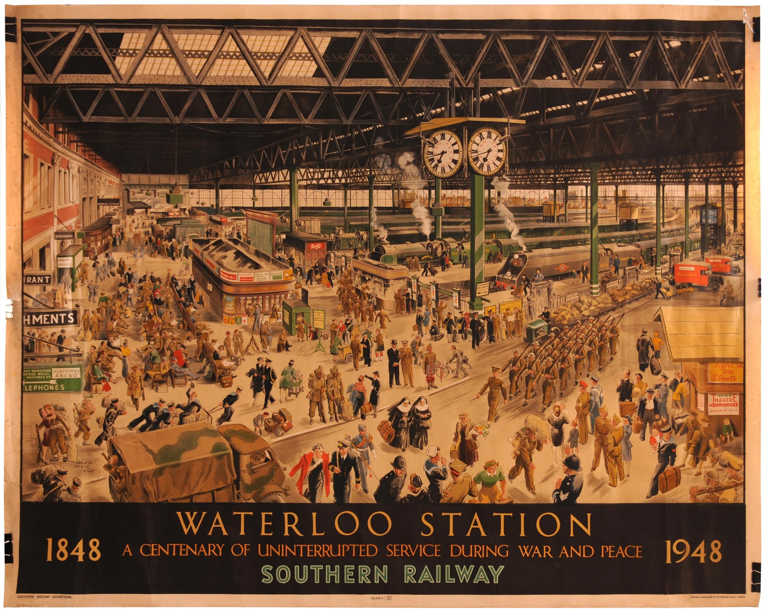 Helen Mckie | WATERLOO STATION CENTENARY (1848 - 1948) | MutualArt