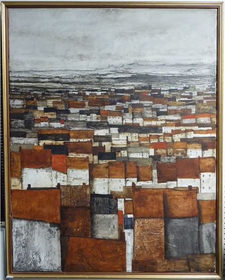 John Ridgewell | Townscape No32 (Mid 1960s) | MutualArt