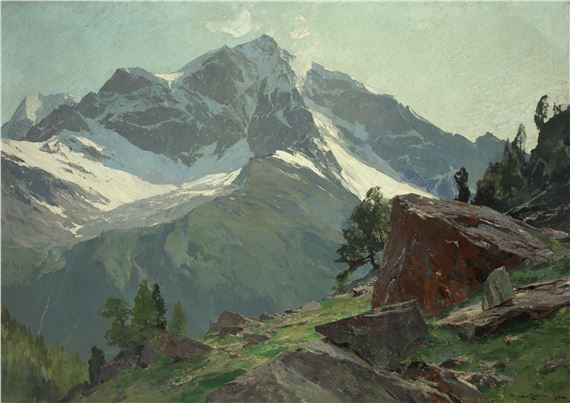 Edward Harrison Compton | The Ortler, Italy (1912) | MutualArt
