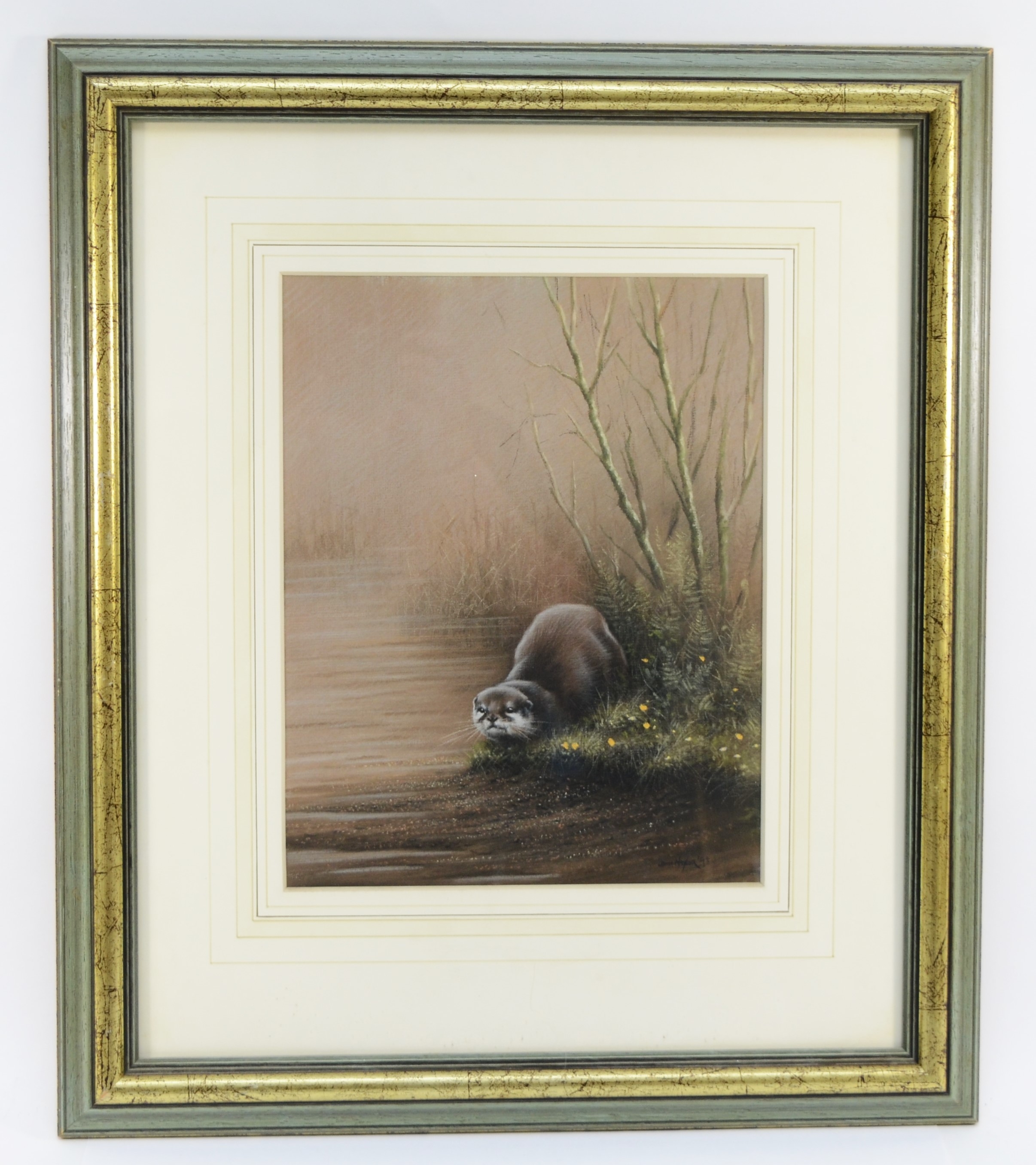 John Naylor | Otter by a river | MutualArt
