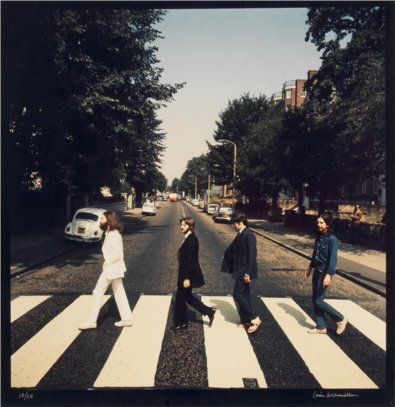 Iain MacMillan | Two prints of The Beatles on Abbey Road (1969) | MutualArt