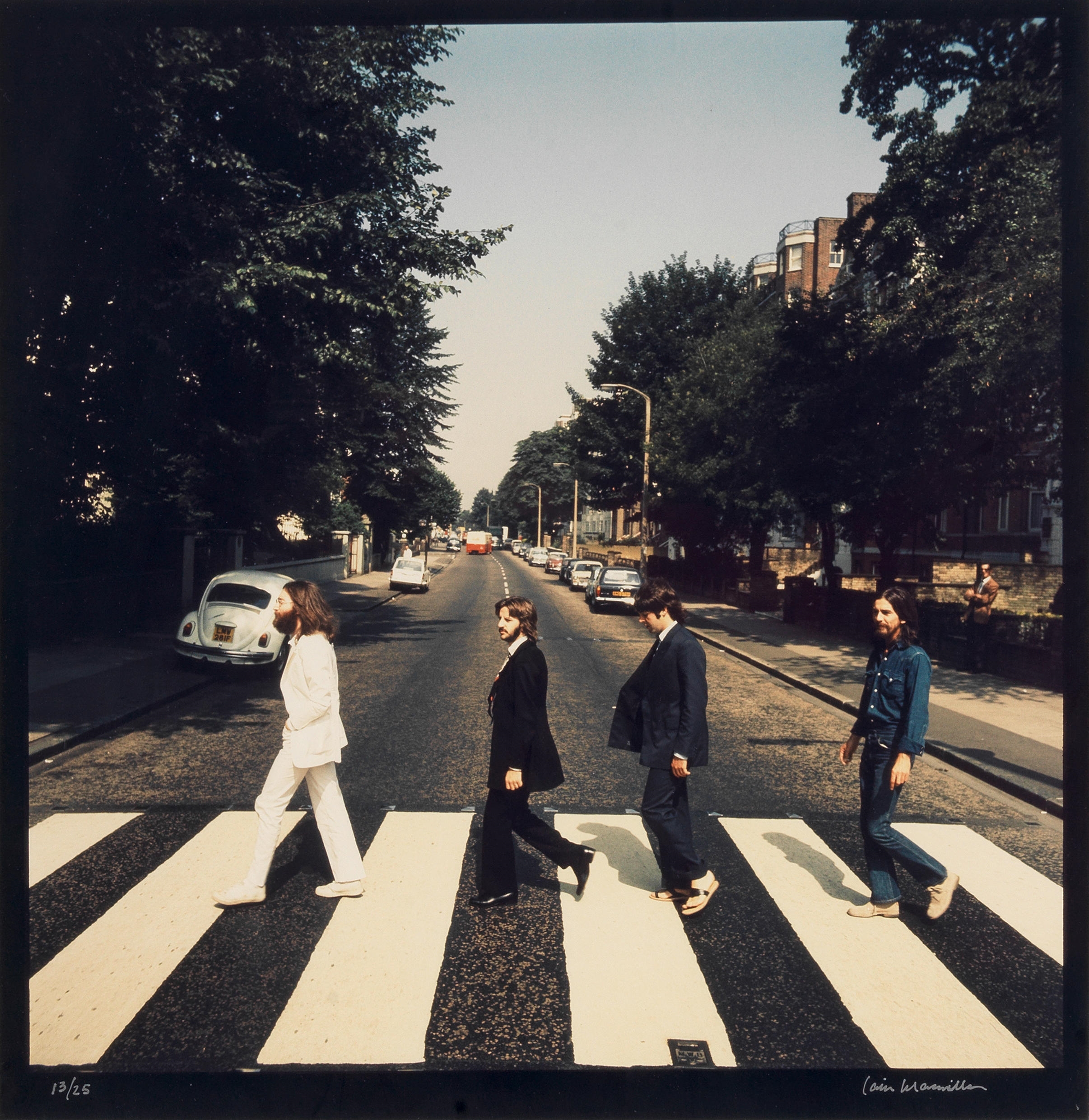 Iain MacMillan | Two prints of The Beatles on Abbey Road (1969) | MutualArt