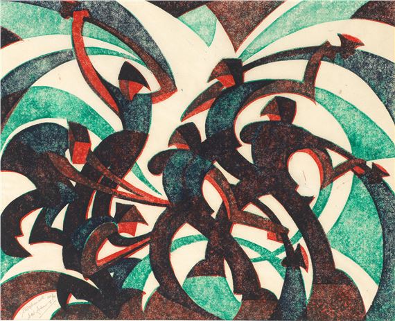 Sybil Andrews | Sledgehammers (1933) | MutualArt