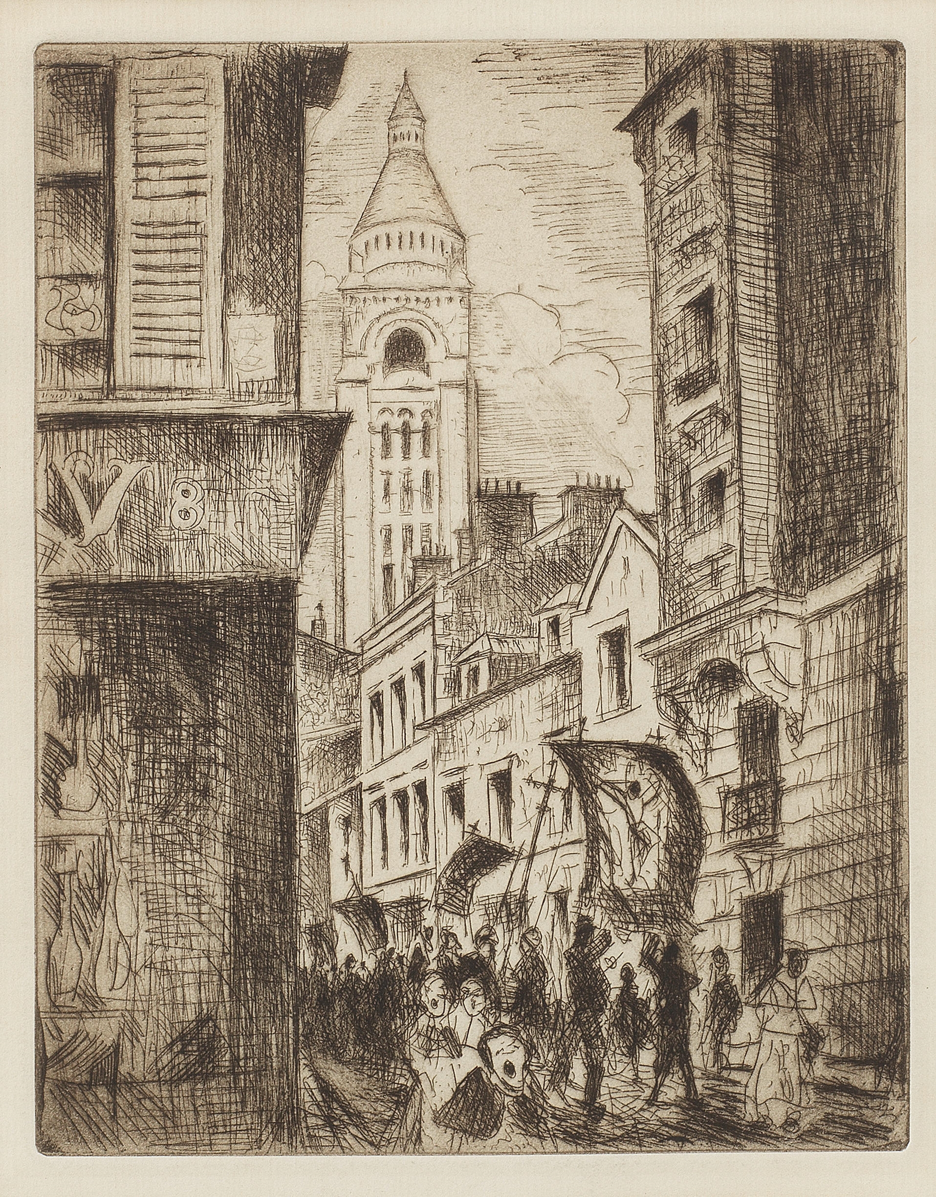 Christopher Richard Wynne Nevinson | Sacré Coeur (1926 - 1927) | MutualArt