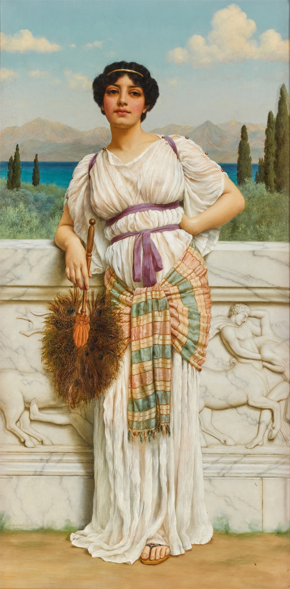 John William Godward | Sweet dreams (1904) | MutualArt