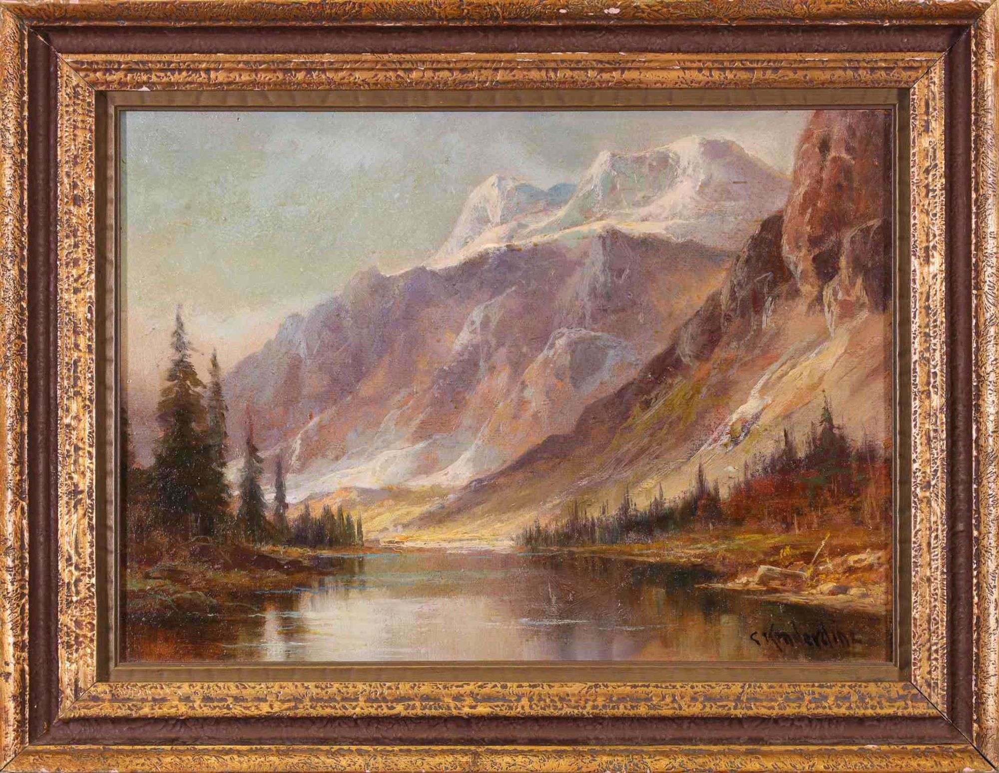 Augustus F. Kenderdine | THE THREE SISTERS, ROCKY MT., APPROACHING ...
