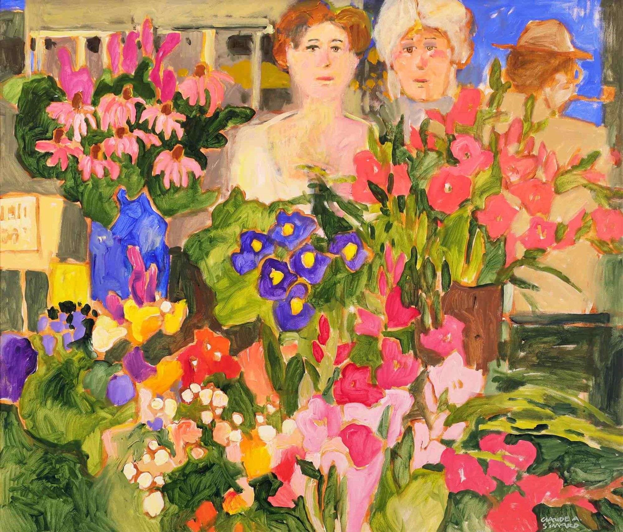 Claude A. Simard | At the Market (1994) | MutualArt