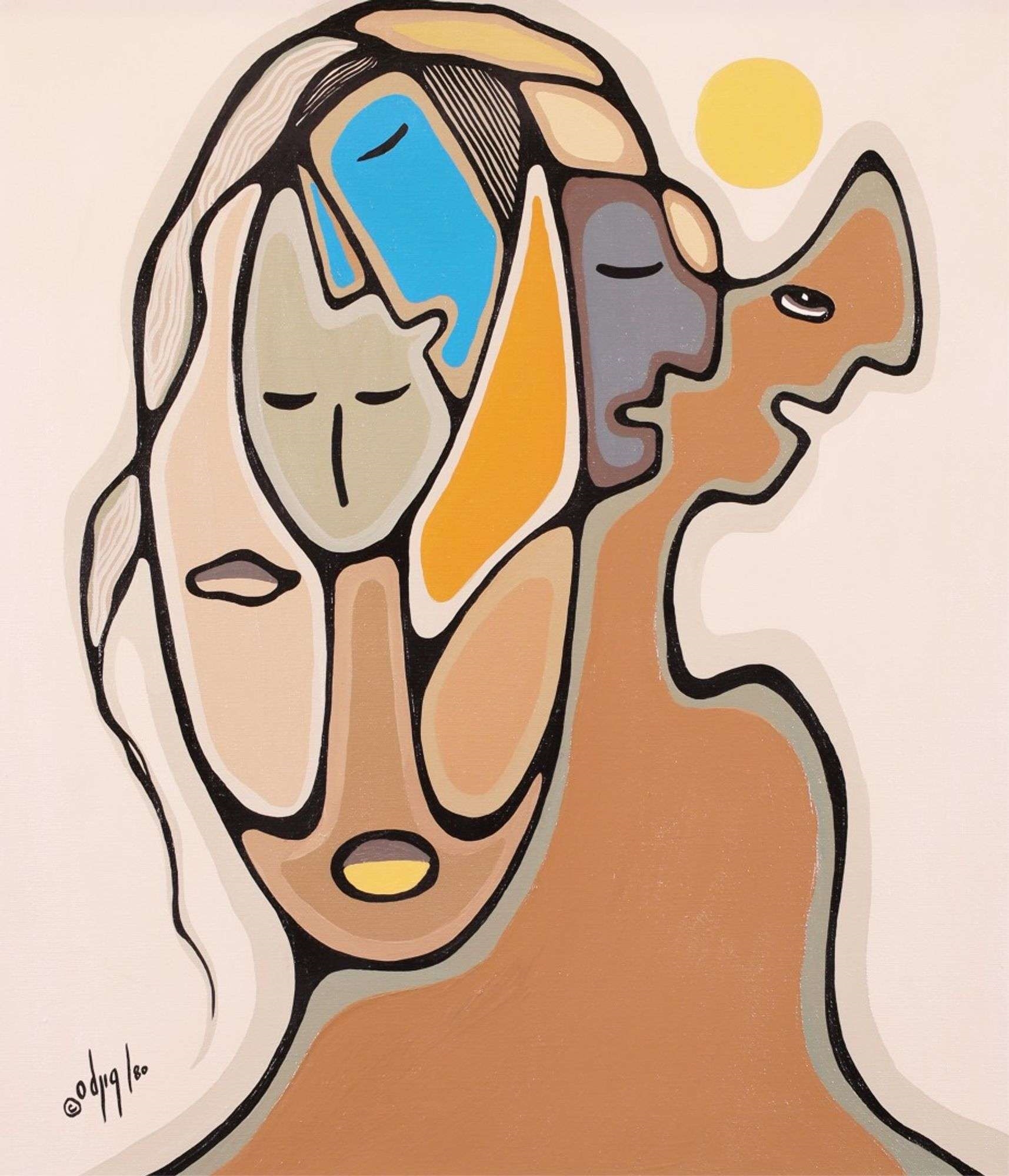 Daphne Odjig | PHENOMENA OF LIFE (1980) | MutualArt