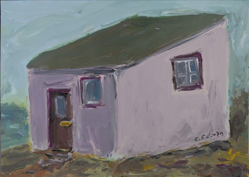 Roman Franta | Pink small house (2021) | MutualArt