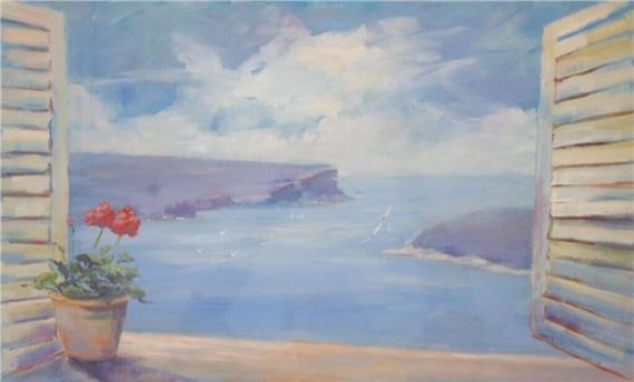 Marie Ross | View Thru the Shutters | MutualArt