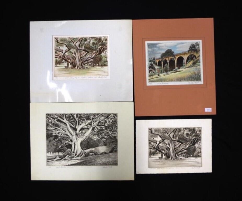 Austin Platt | Group of parkland etchings | MutualArt