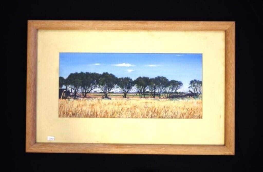 Jeff Rigby | Lake Bed with Mulga Tree | MutualArt