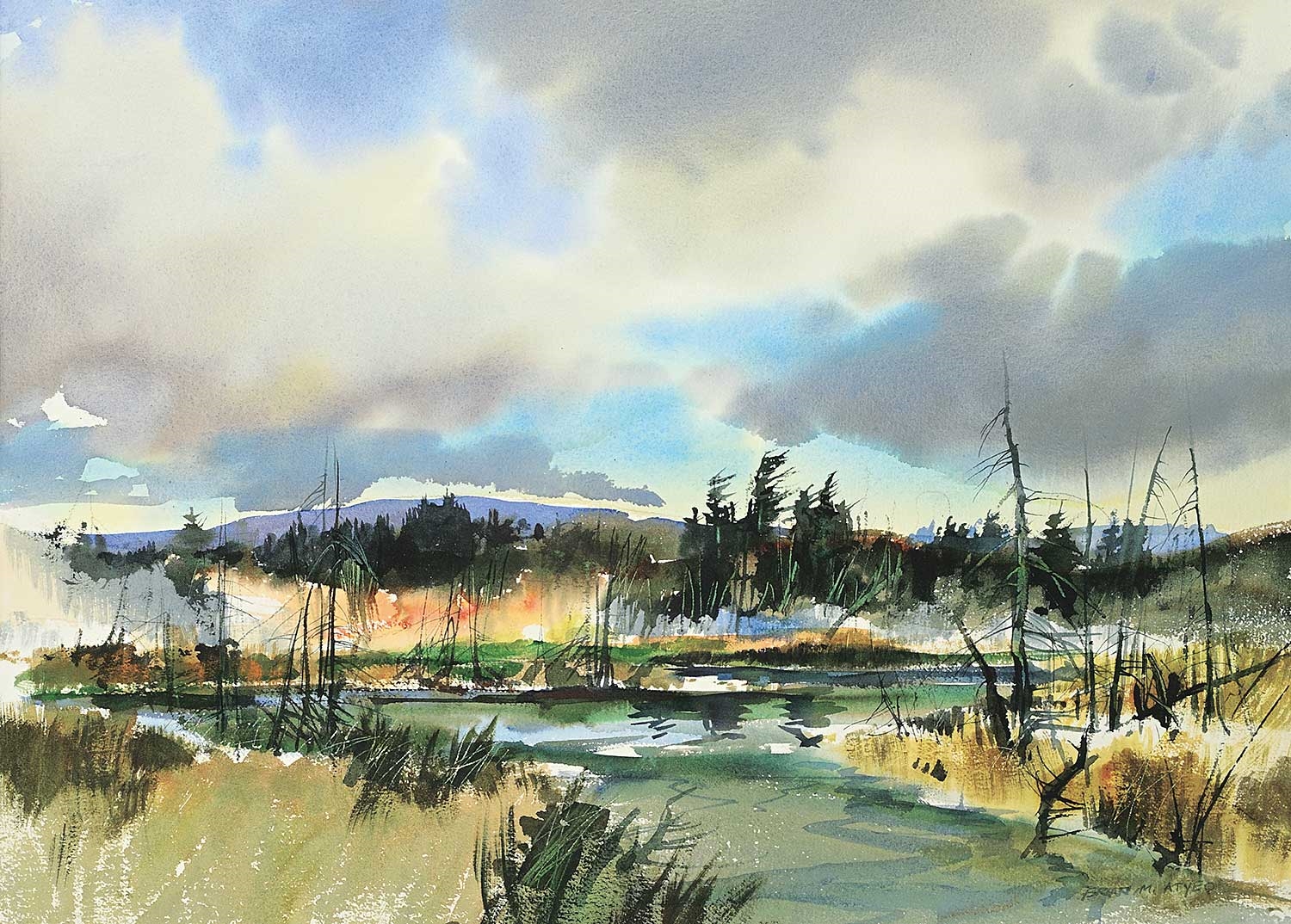 Brian M. Atyeo | Untitled - Where the Water Meets | MutualArt