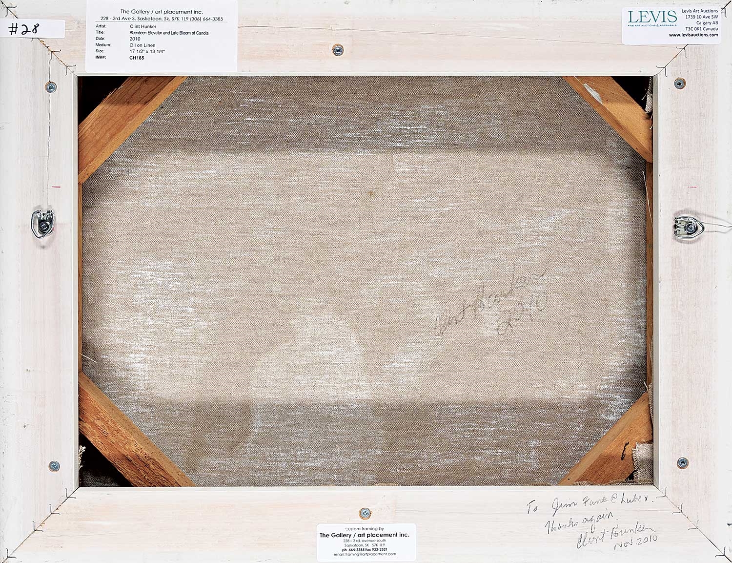 Clint Hunker | Aberdeen Elevator and Late Bloom of Canola (2010 ...