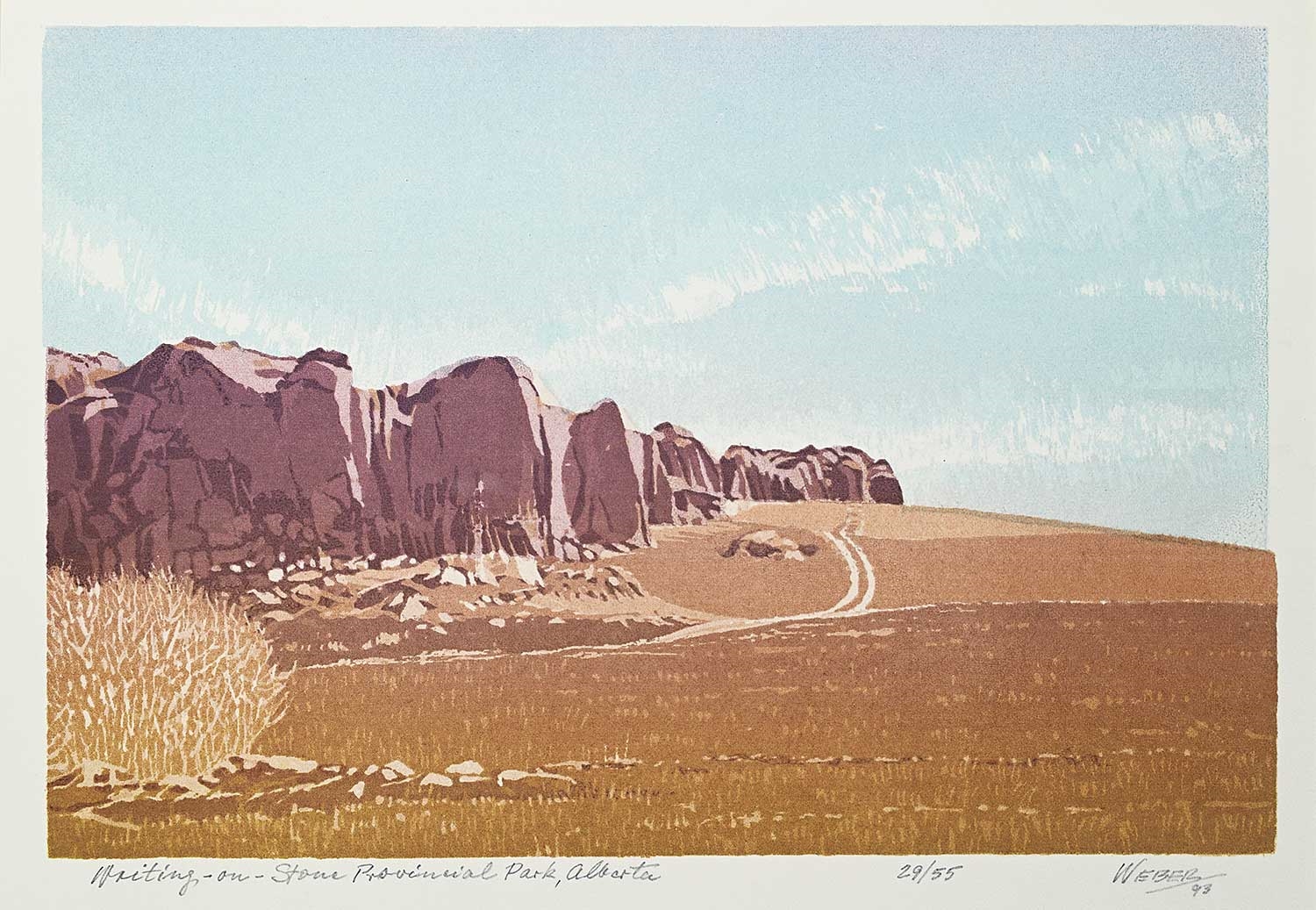 George Weber | Writing-on-Stone Provincial Park, Alberta #29/55 (1993 ...