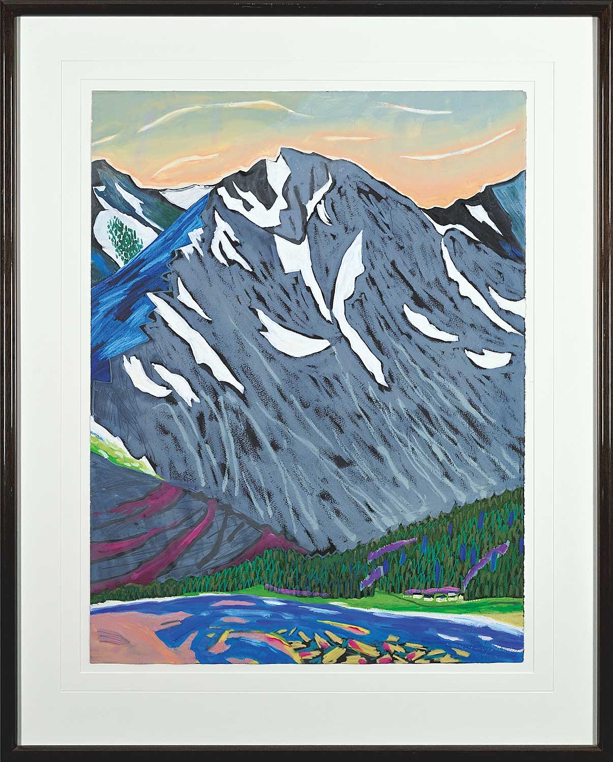 Anne Meredith Barry | Melting Snow [Above the Village] (1994) | MutualArt