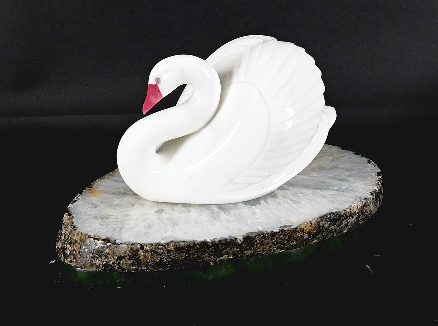Lyle Sopel | Lakeside Seranade - White Swan | MutualArt