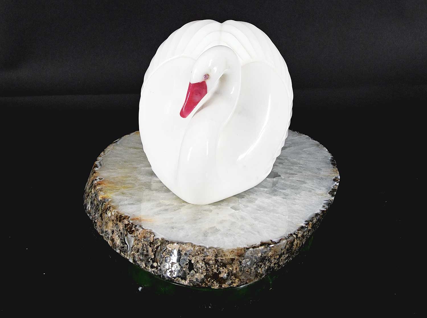 Lyle Sopel | Lakeside Seranade - White Swan | MutualArt