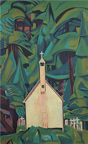Emily Carr | Church at Yuquot Village [formerly Indian Church; and ...