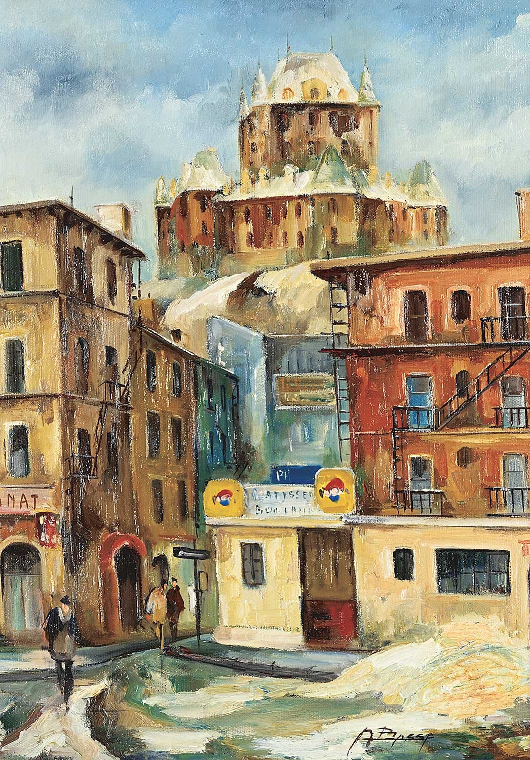 Andre Raymond Besse | Chateau Frantenac Vieux Quebec (1977) | MutualArt