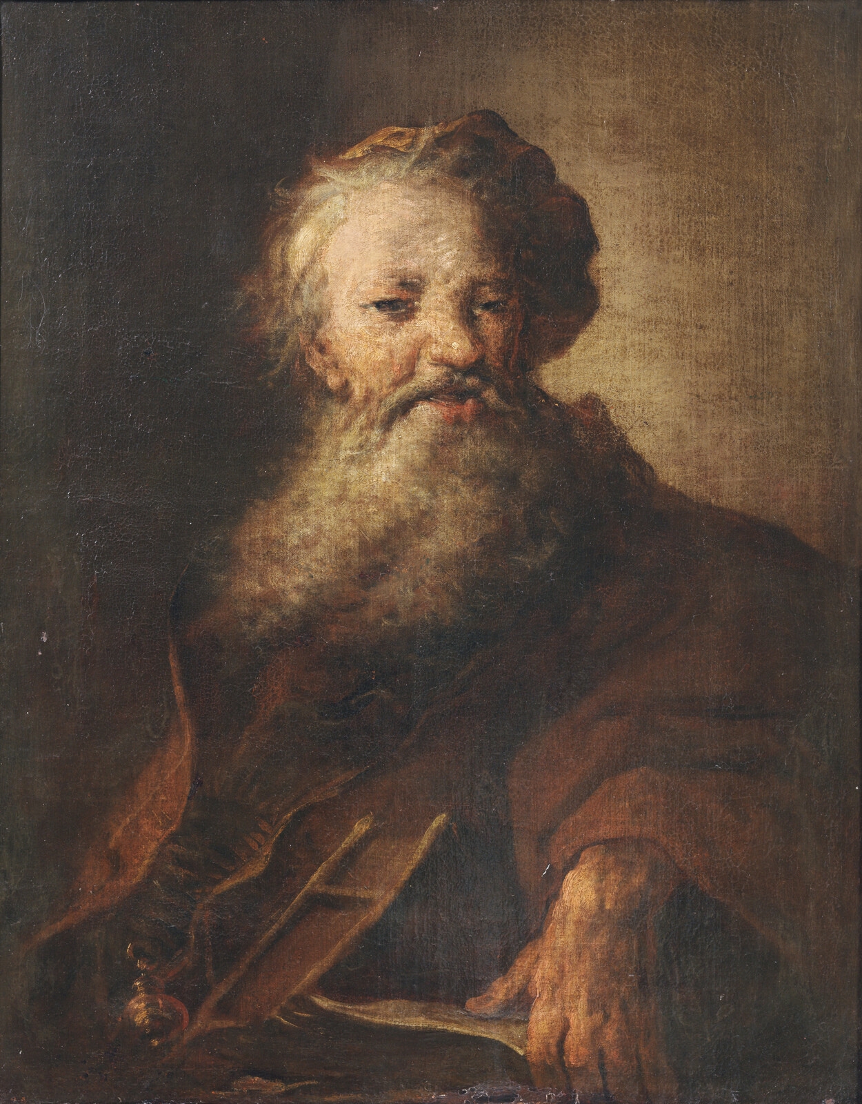 Rembrandt van Rijn | Portrait of a bearded man, probably a rabbi ...