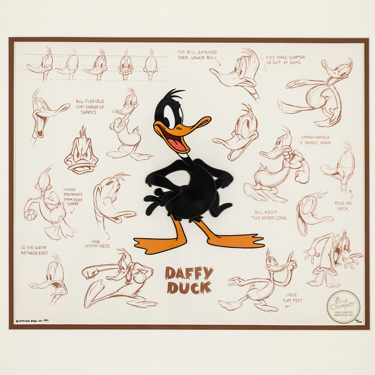 Bob Clampett | The Model Series: Daffy Duck | MutualArt