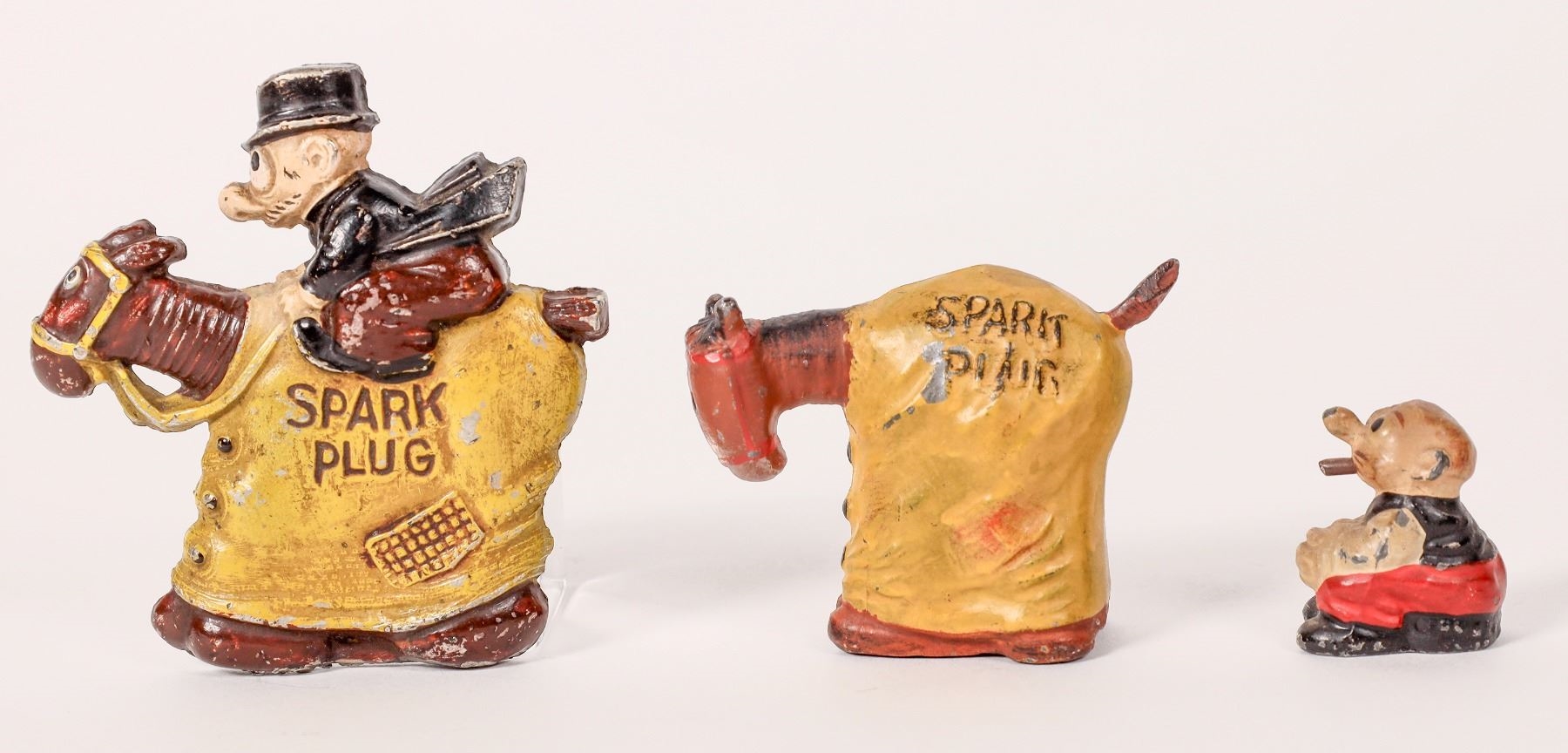William Morgan De Beck | Barney Google and Spark Plug Metal Figures ...