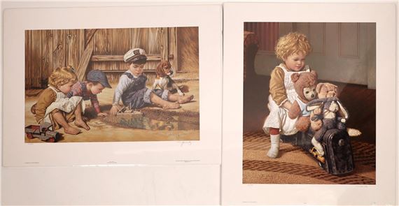Jim Daly | Jim Daly Signed Art Prints (2) c.1994 | MutualArt