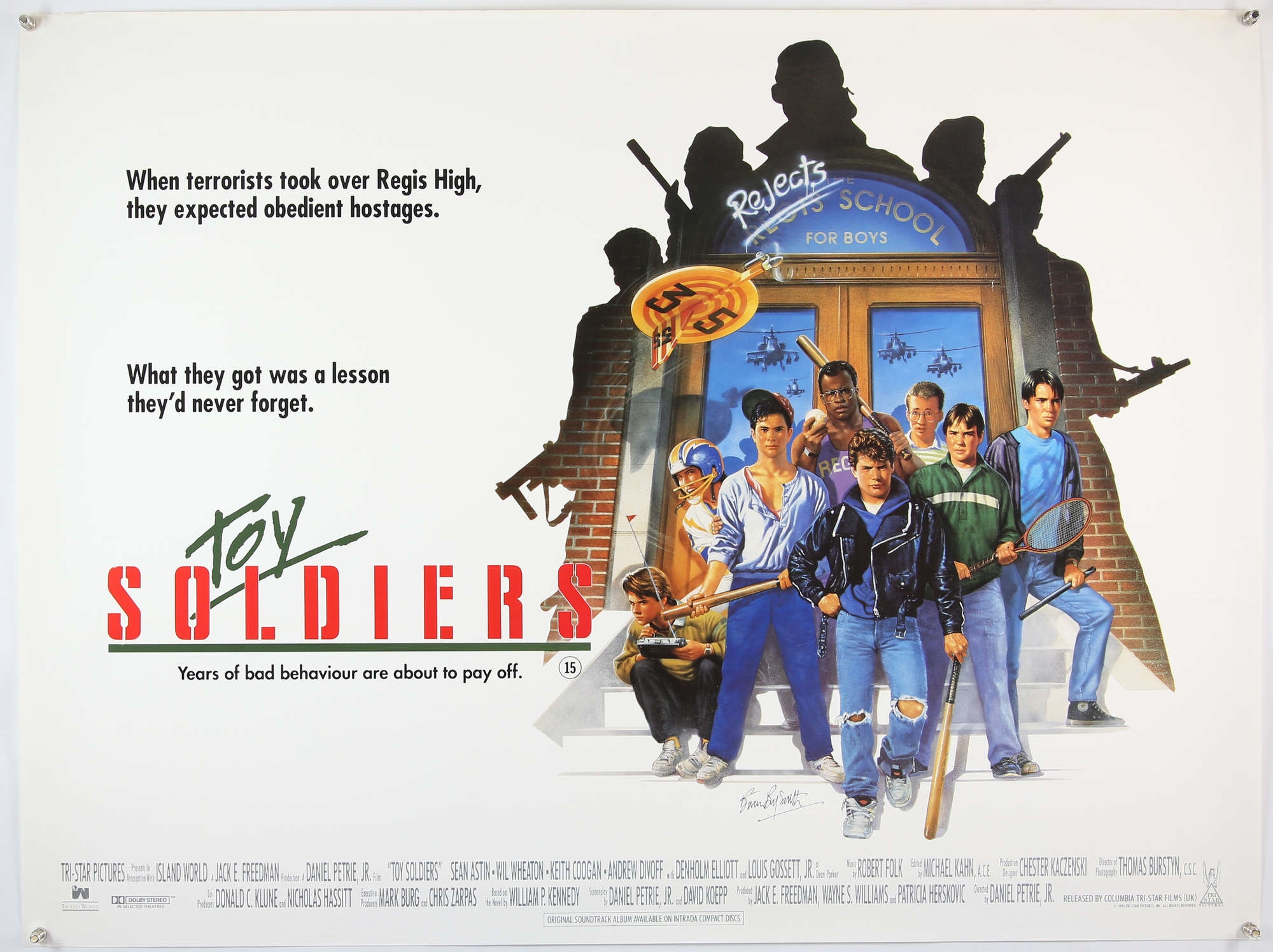 Brian Bysouth | Toy Soldiers (1991) British Quad film poster | MutualArt