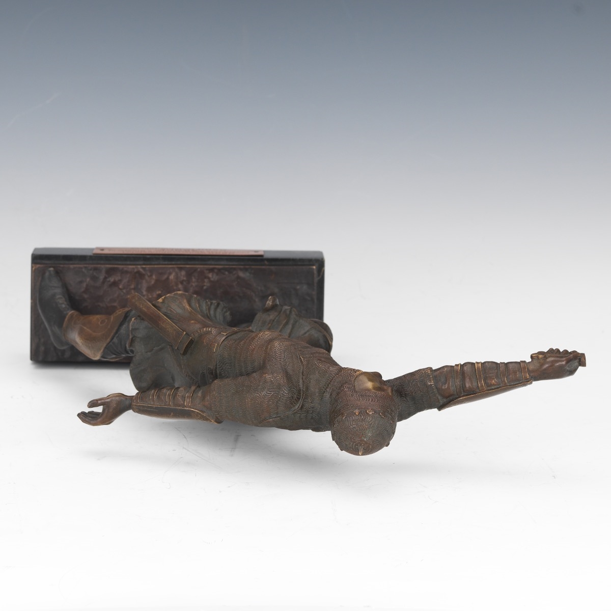 Rudolf Küchler | Exceptionally well cast patinated bronze sculpture of ...
