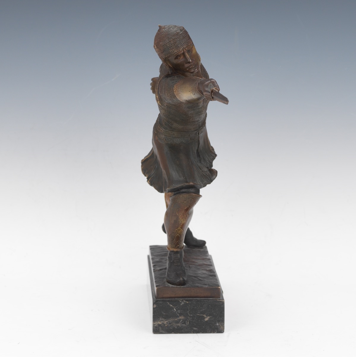 Rudolf Küchler | Exceptionally well cast patinated bronze sculpture of ...