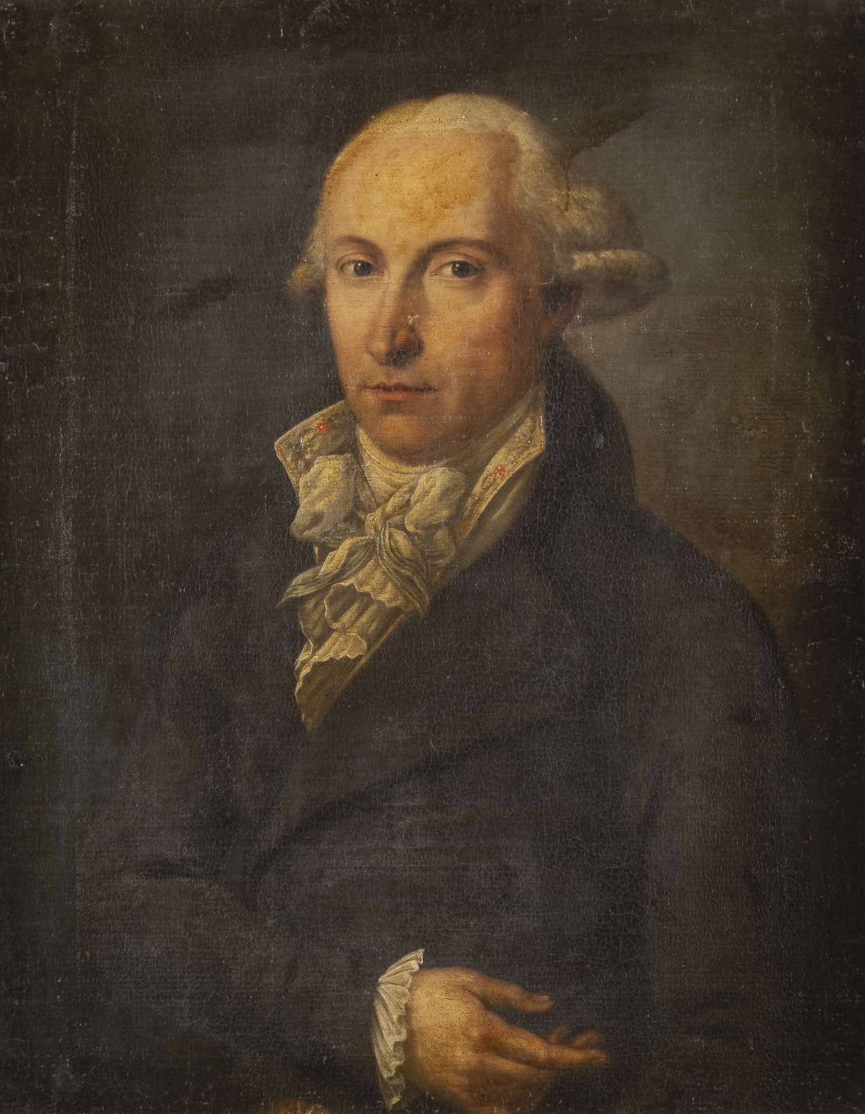 German School, 18th Century | PORTRAIT OF A YOUNG MAN WITH WIG AND LACE ...