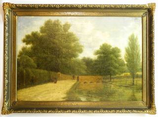 Robert Witherspoon | Bridge View with Figures (1897) | MutualArt