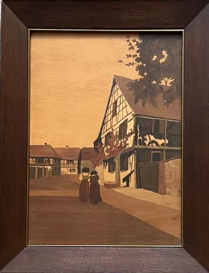 Charles Spindler | Charles SPINDLER (1865-1938) The two Alsatians ...