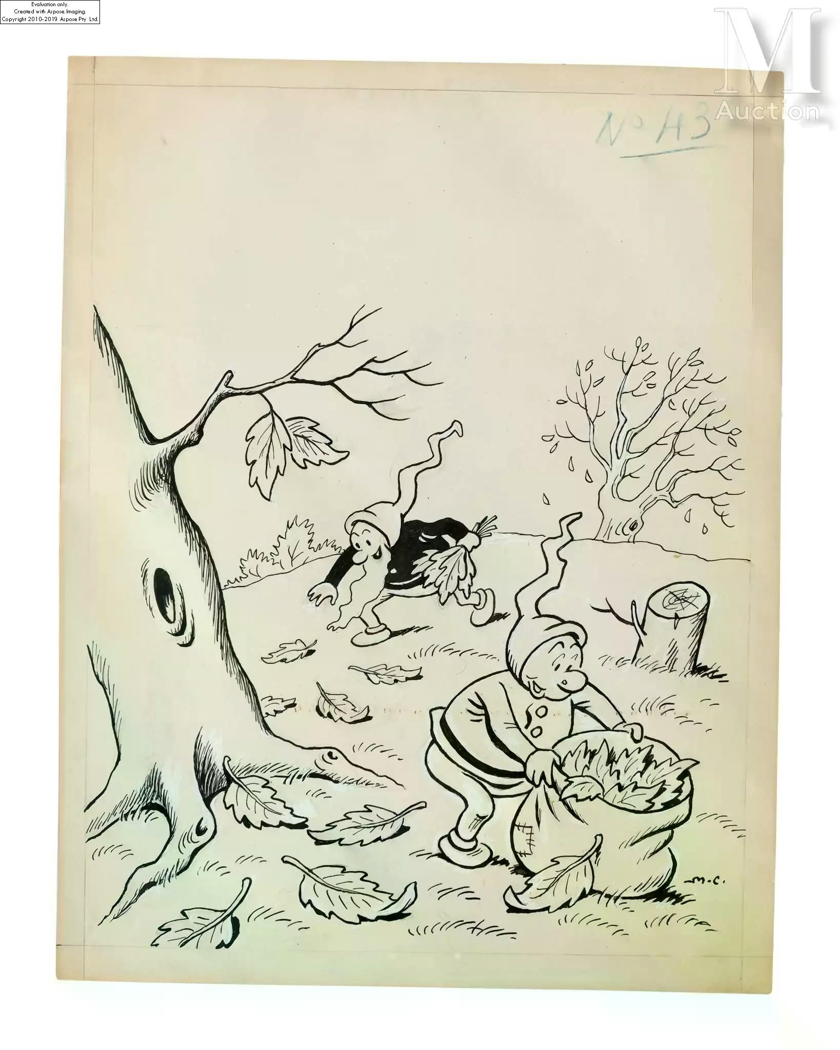 Maurice Octave Lucien Cuvillier | Perlin et Pinpin (1957) | MutualArt
