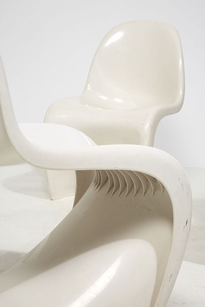 Verner Panton | Set of four chairs Panton Chair | MutualArt