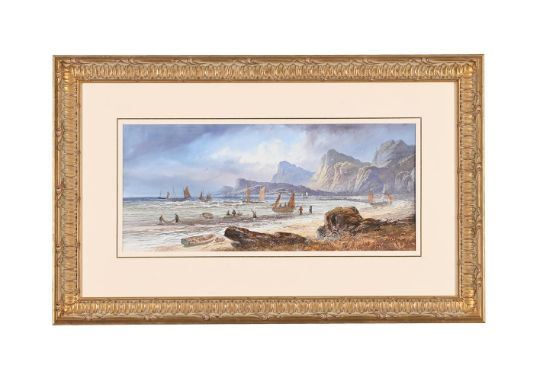 Lennard Lewis | FISHERMEN AT THE COAST | MutualArt