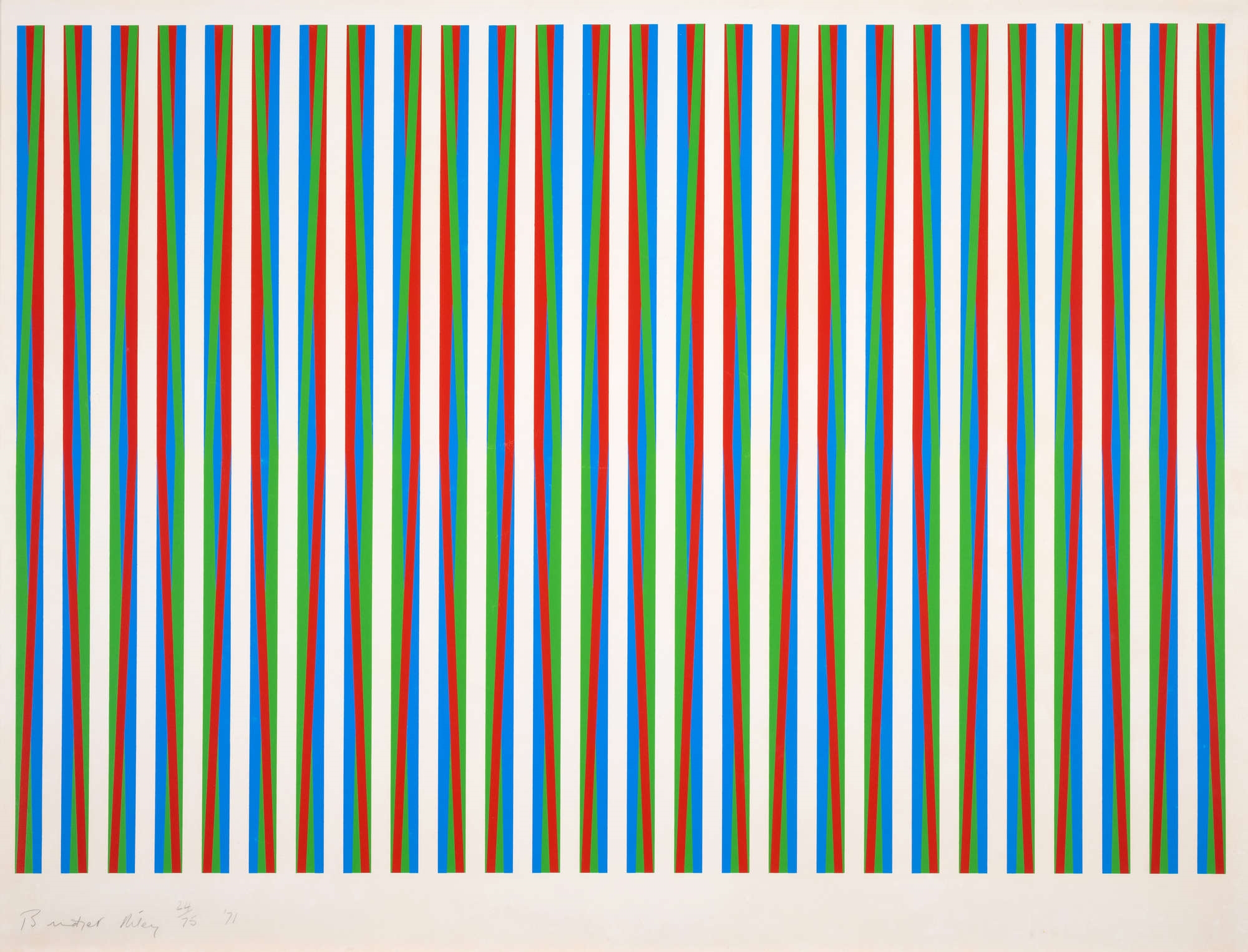 Bridget Riley | Coloured Greys [2] (S. 17) | MutualArt