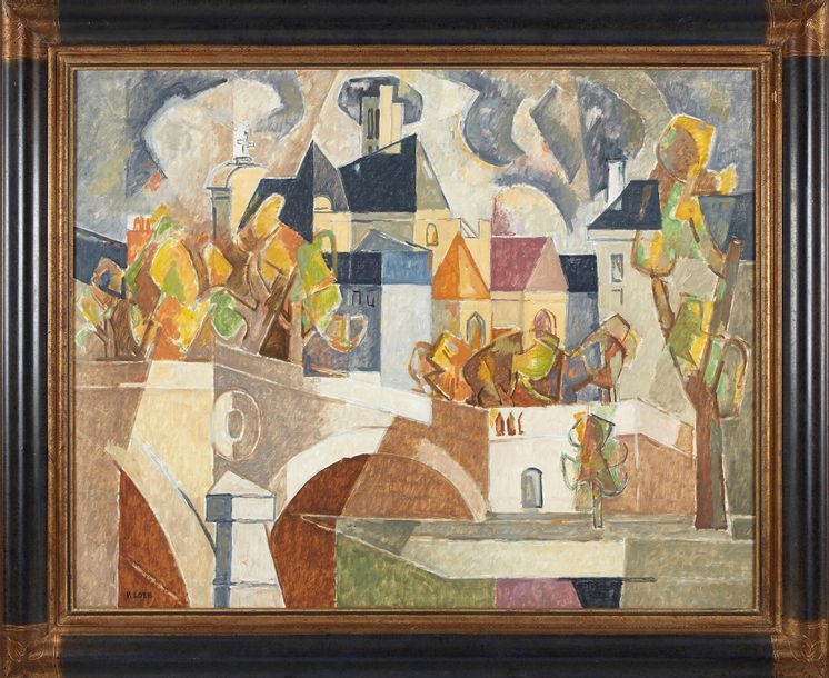 Pierre Loeb | Vue animée du quartier Saint Gervais à Paris | MutualArt