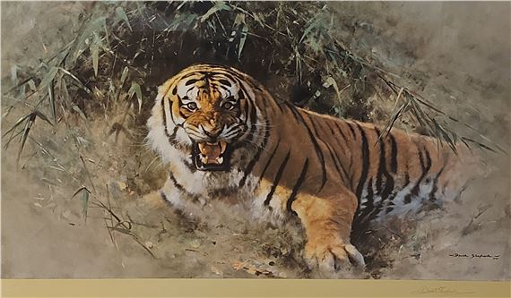 David Shepherd | Tiger Fire, limited edition number | MutualArt