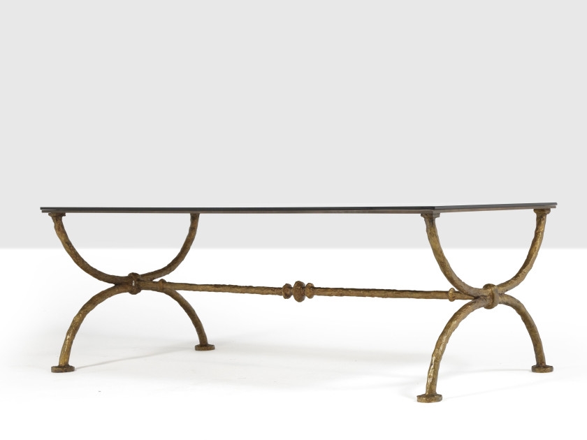 Diego Giacometti | Table basse pieds en X (1955 - 1960) | MutualArt