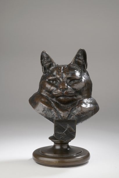 Emmanuel Frémiet | Bust of a cat, also known as Puss in Boots (1849 ...