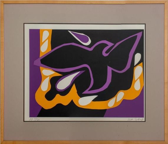 William Scharf | William Scharf Abstraction Silkscreen | MutualArt