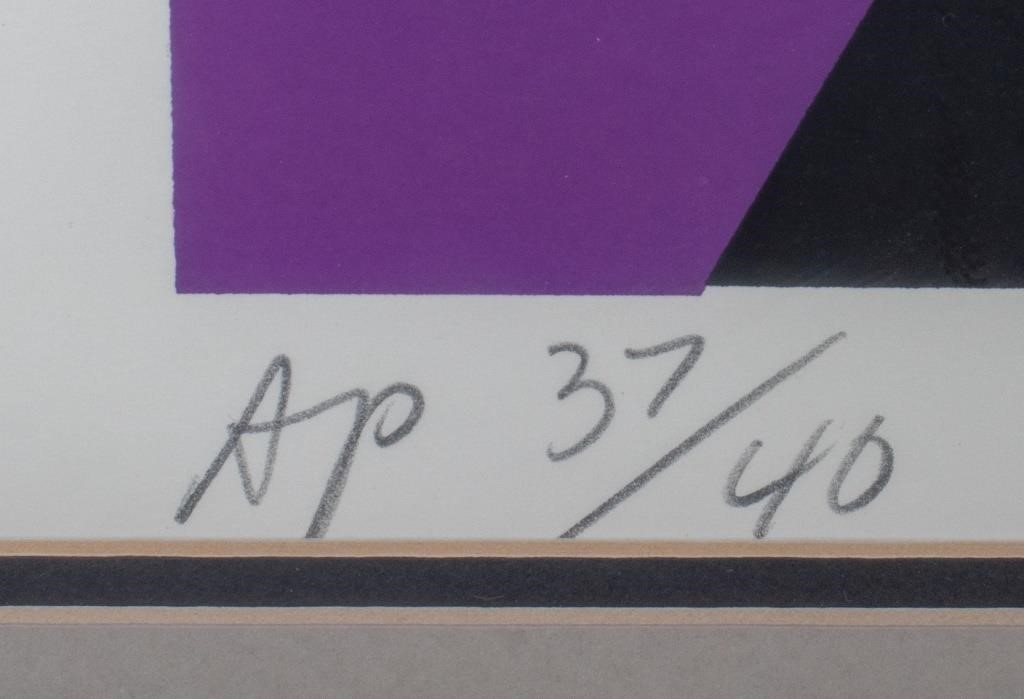 William Scharf | William Scharf Abstraction Silkscreen | MutualArt