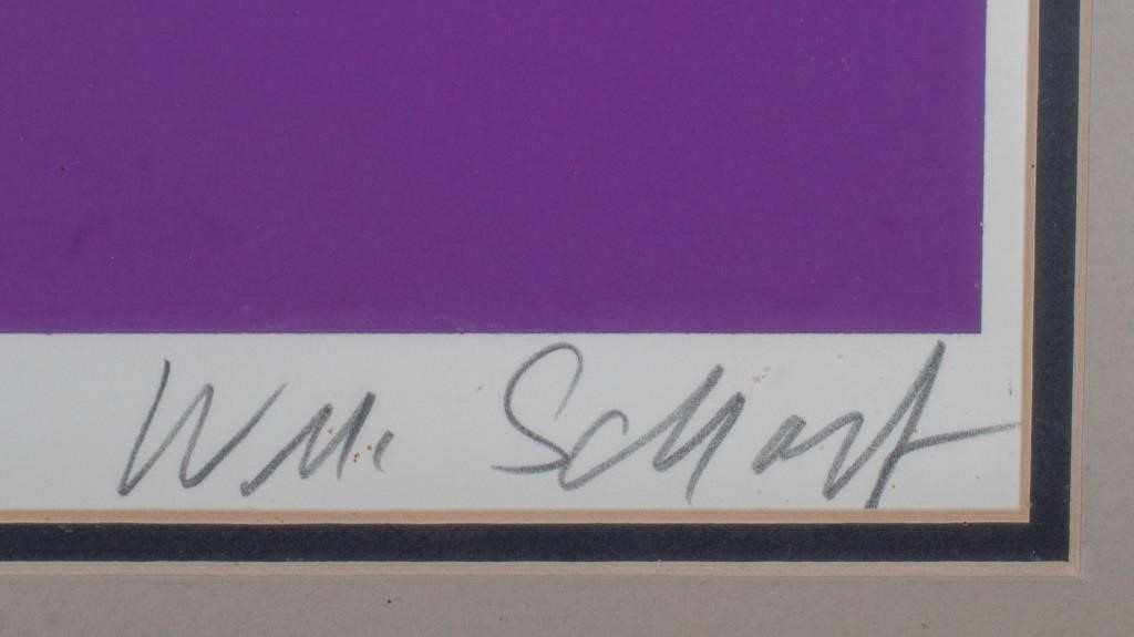 William Scharf | William Scharf Abstraction Silkscreen | MutualArt